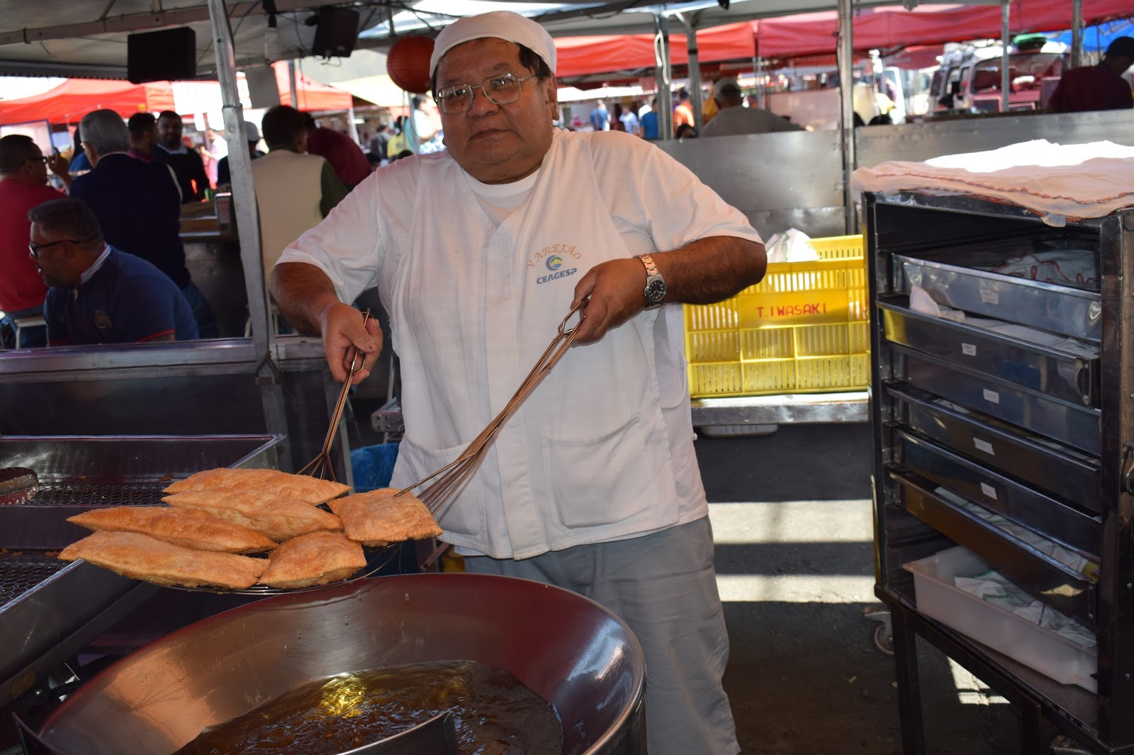 Venha provar o pastel da CEAGESP