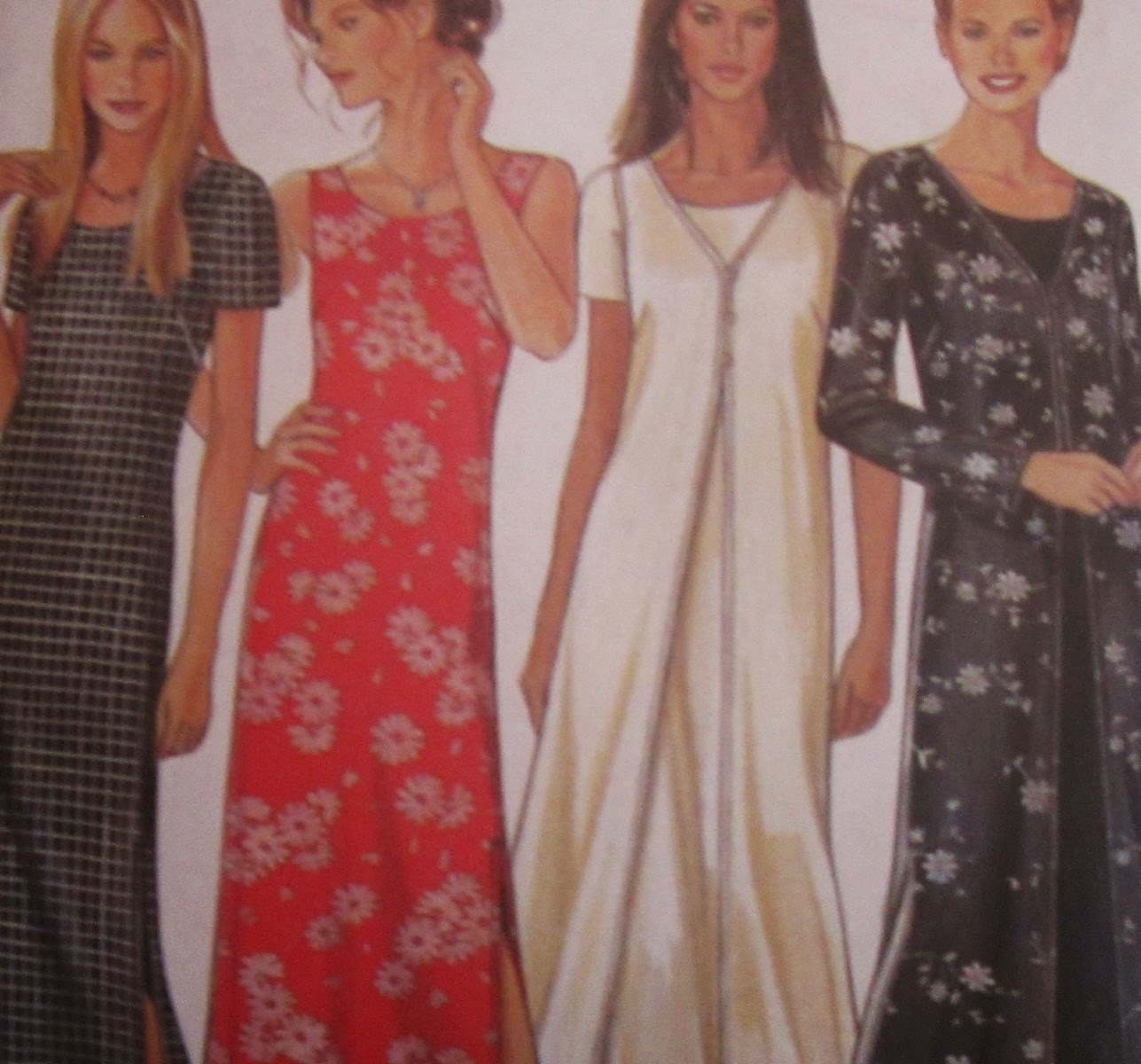 SimplySewing: Simplicity 6835 Uncut New Look Pattern Misses Long Dress ...