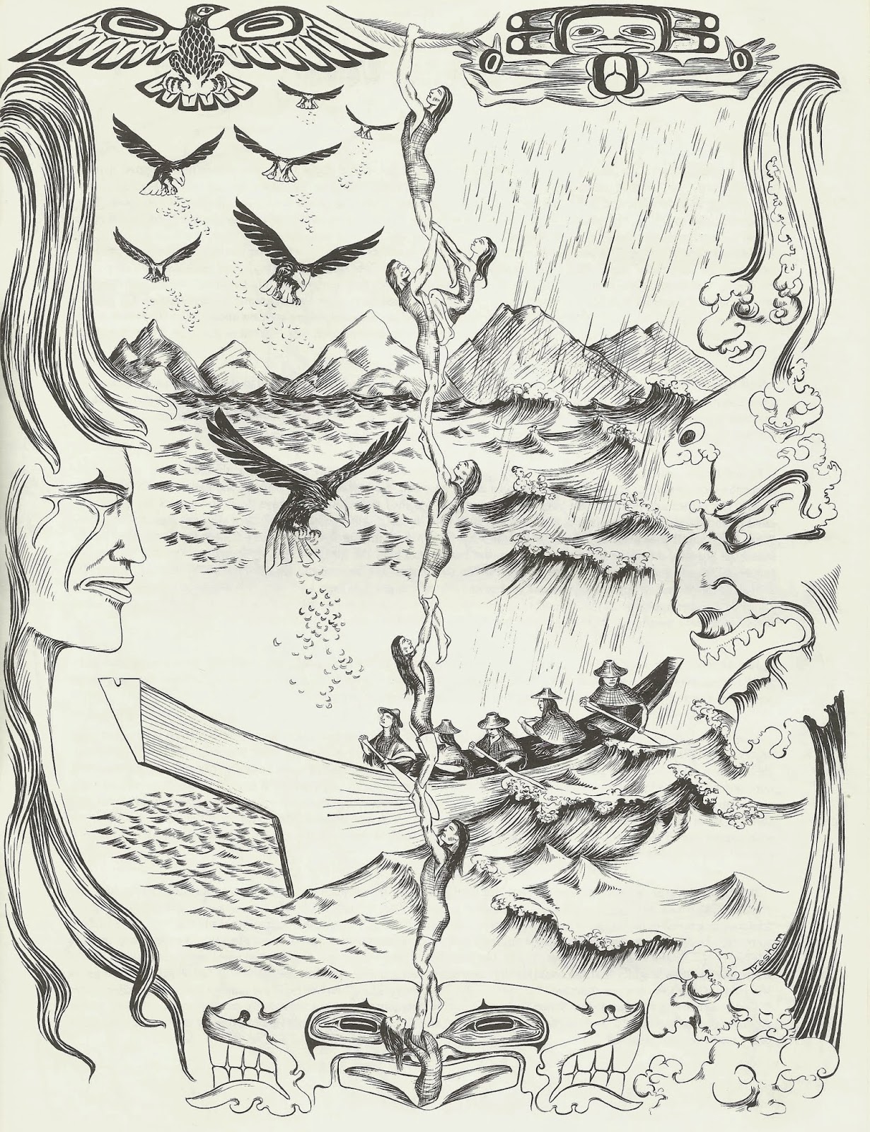 Tlingit & Haida Mythology Collection: Illustrated Tlingit Legends by ...