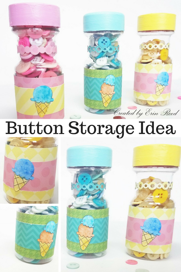 Erin Reed Makes: Cute as a Button - Craft Storage Idea
