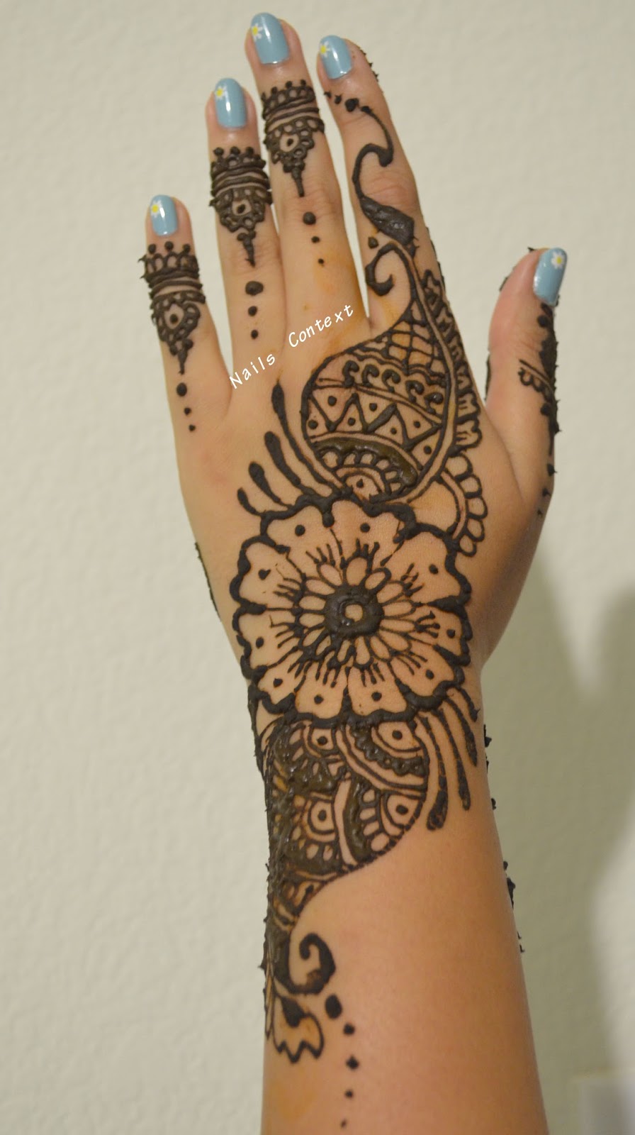 Nails Context: Henna Series : Floral