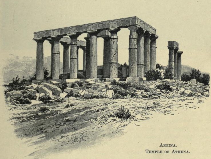 Sacre Sponde: Tempio di Atena a Aegina