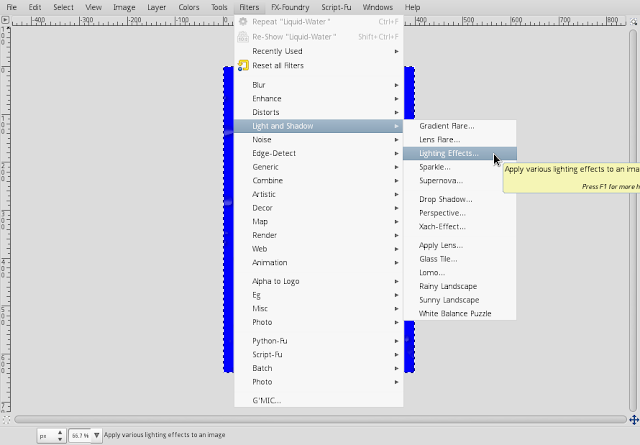 Infusio: Easiest way to create realistic water drops in Gimp.