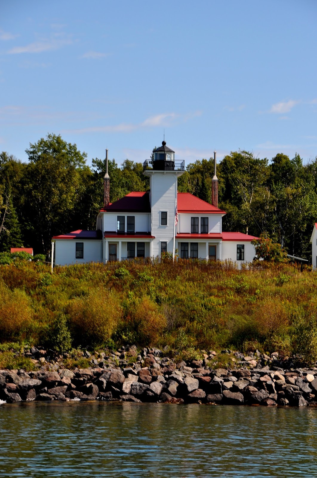 WC-LIGHTHOUSES: RASPBERRY ISLAND LIGHTHOUSE-RASPBERRY ISLAND, WISCONSIN