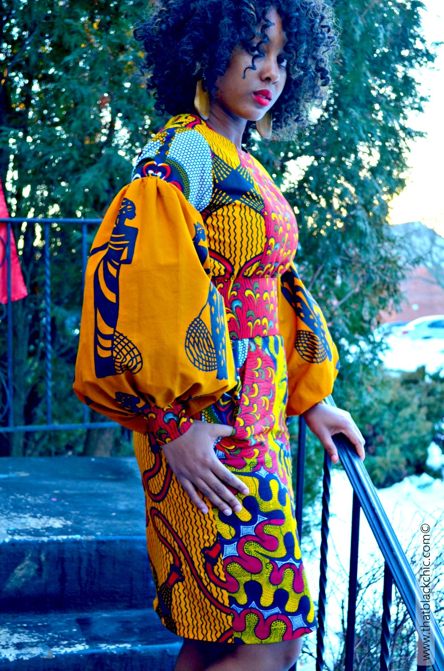 Sew What? African "POT LUCK" Dress, that's what! [Butterick B6088 ...