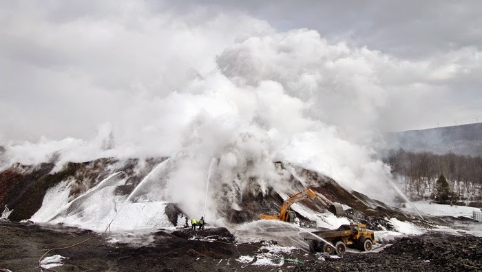 Carbonacea: Pennsylvania anthracite culm heaps: A burning issue