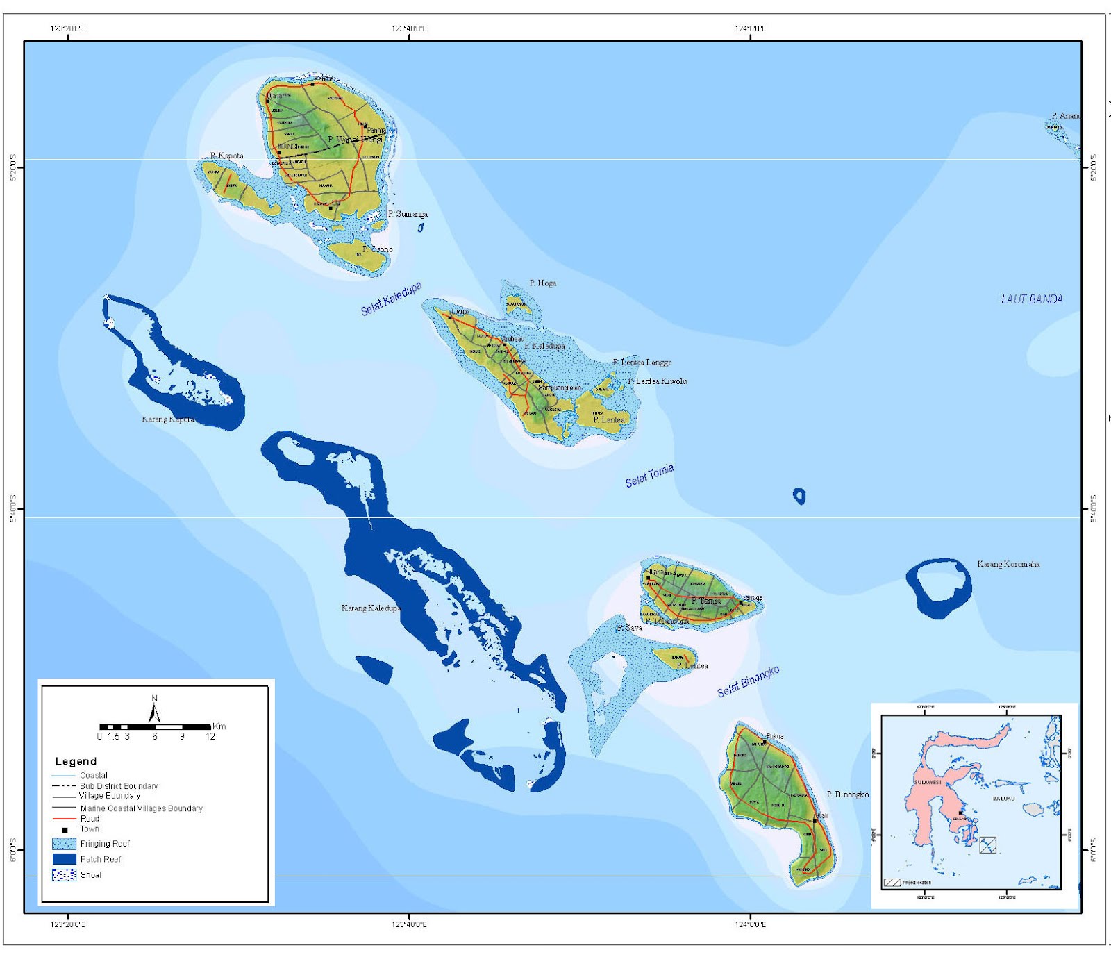 Visit Kendari: PETA WAKATOBI