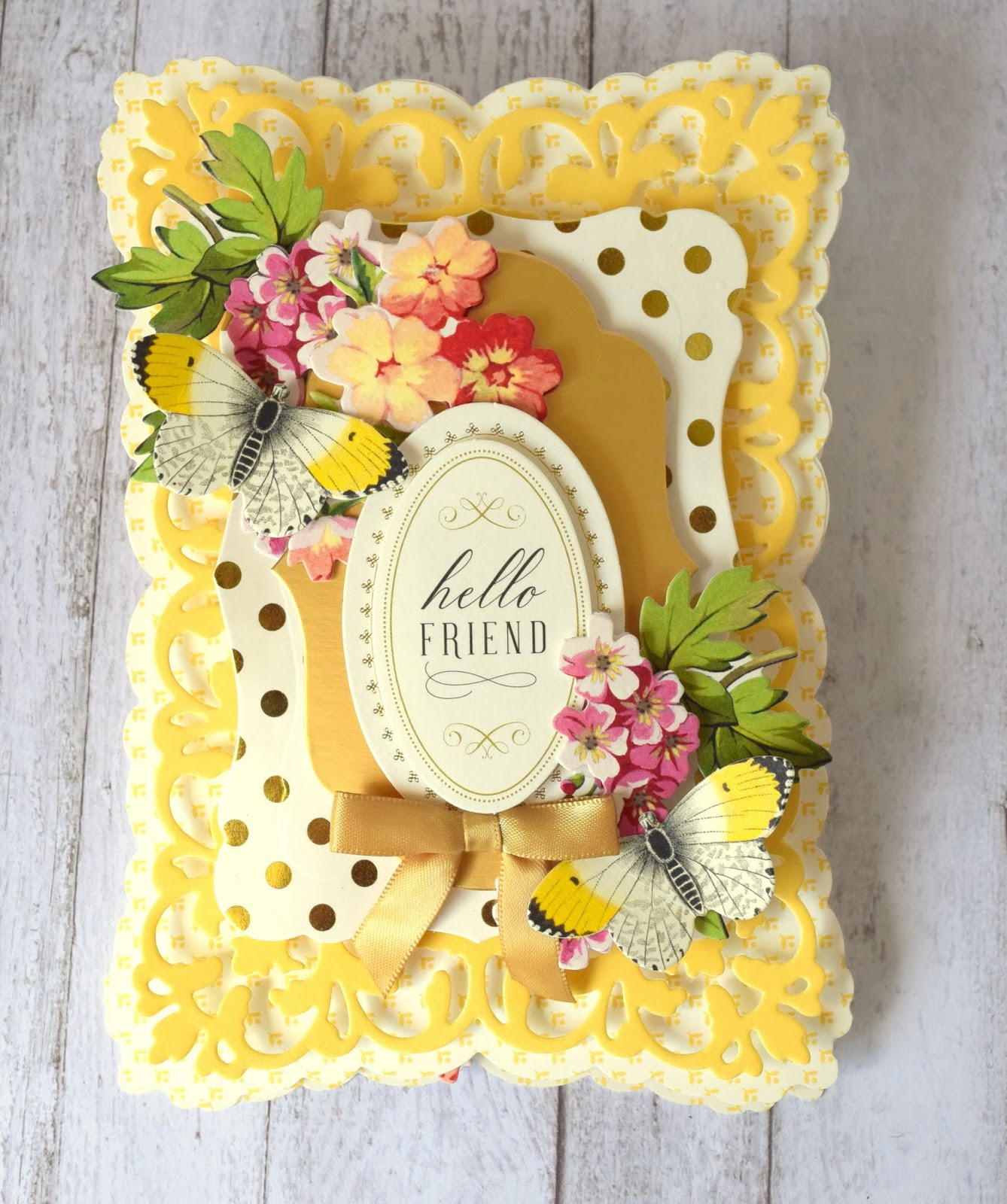 Crafty Creations with Shemaine: Elegant Easel Card Kit by Anna Griffin