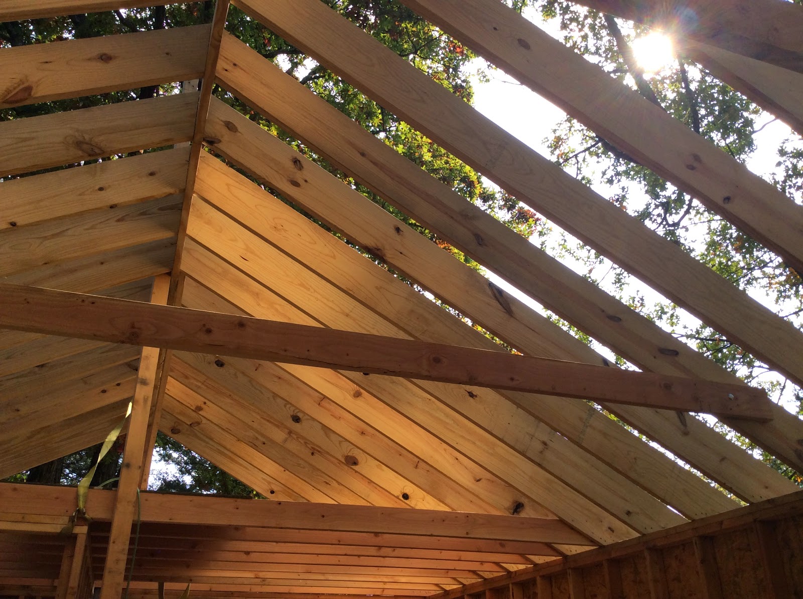 Ozarks Crescent Mural: Cathedral Ceiling Rafters