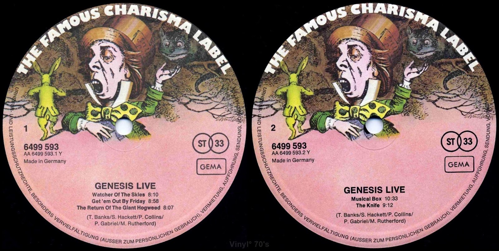 1973 Genesis Live - Genesis - Rockronología