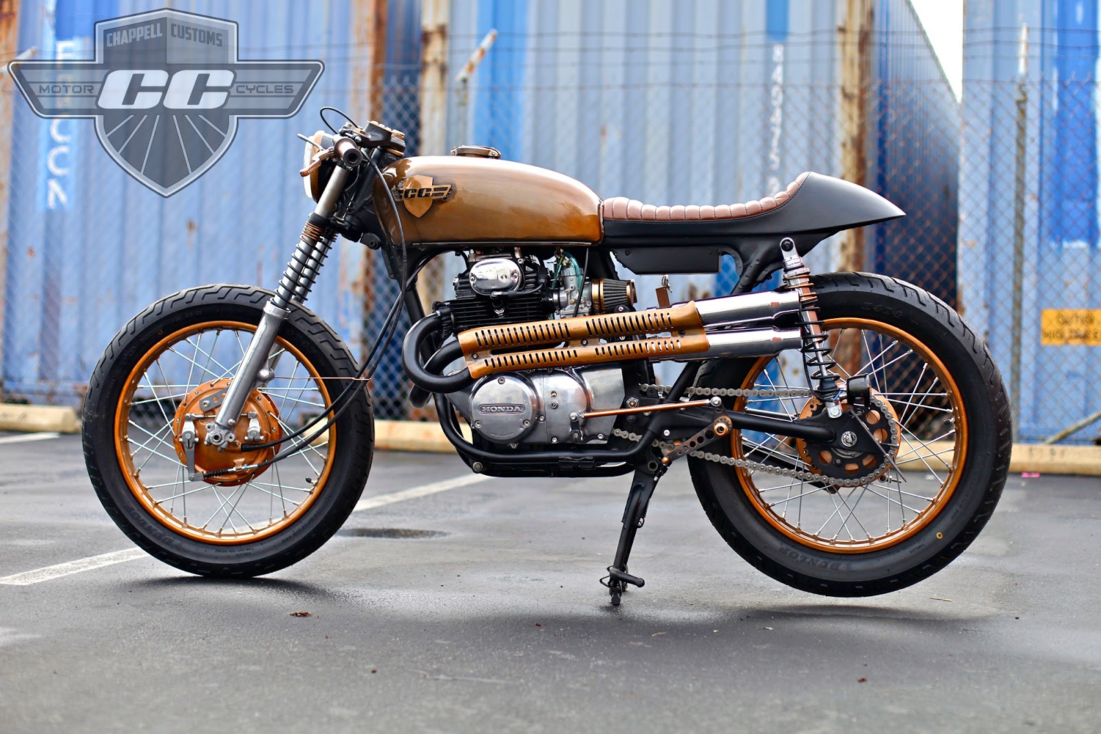 Hell Kustom : Honda CB350 1972 By Chappell Customs