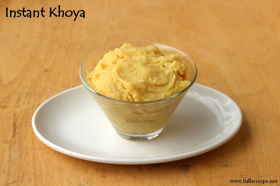 Homemade Khoya Recipe ~ Full Scoops - A food blog with easy,simple ...