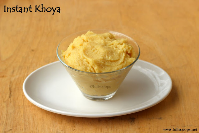 Homemade Khoya Recipe ~ Full Scoops - A food blog with easy,simple ...
