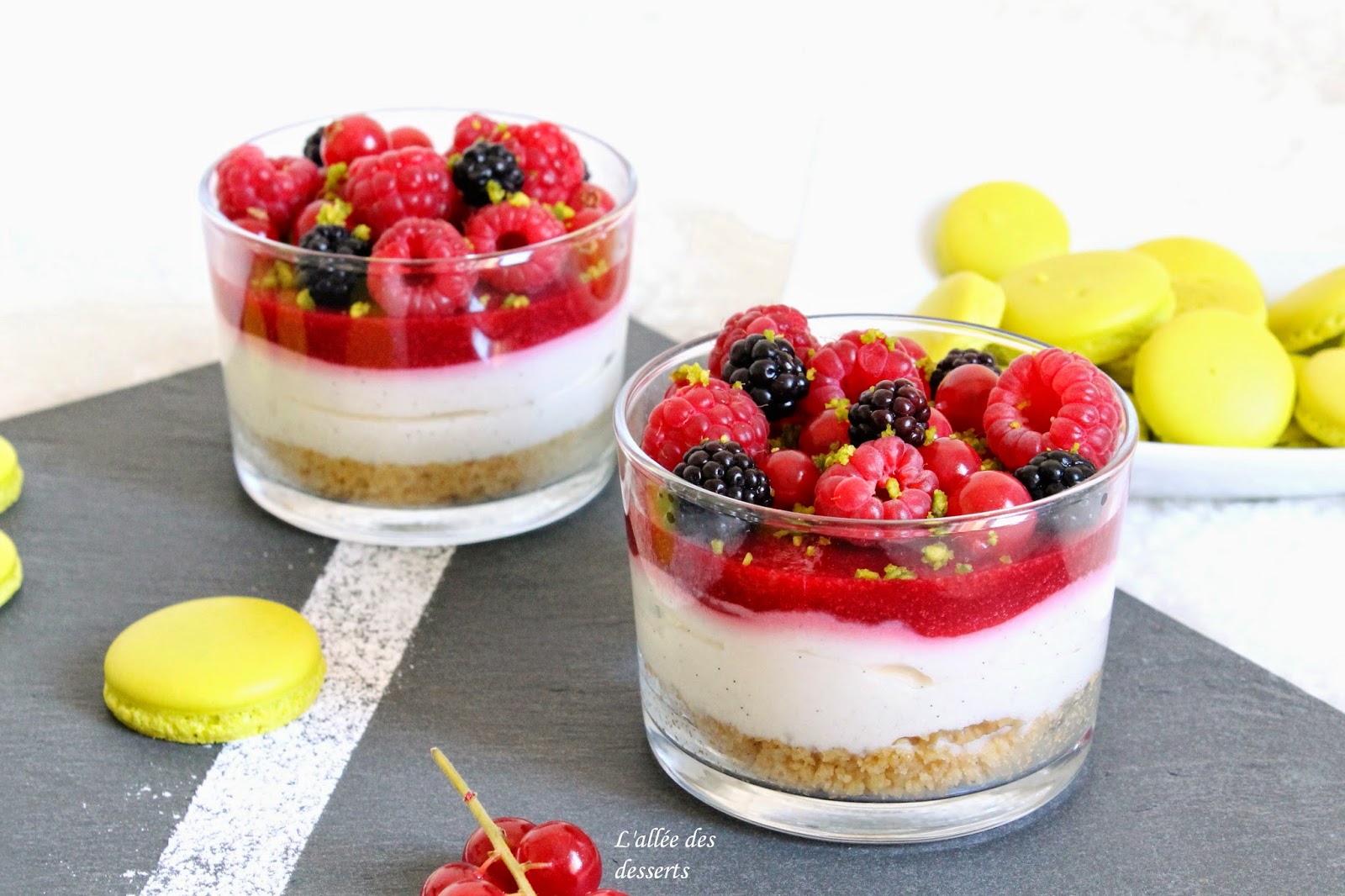 L'allée des desserts: Cheesecake aux fruits rouges