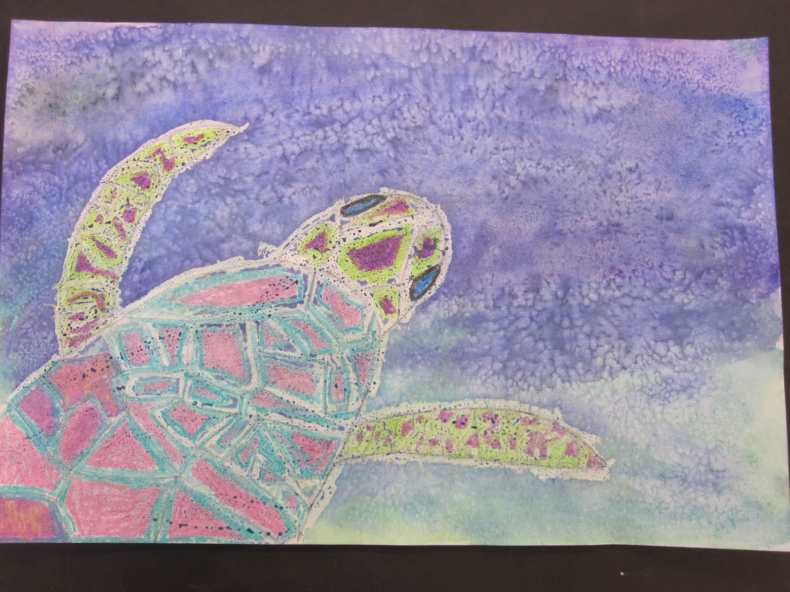 Lake and Hartville Elementary Art: Sea Turtles