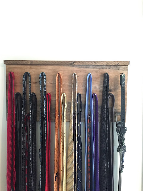 It's A Long Story: DIY Tie Rack