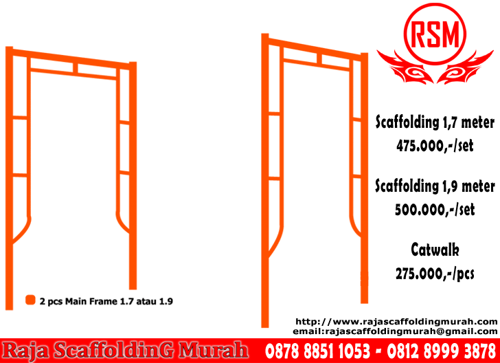 Ukuran Standar Scaffolding [RSM] 0878 8851 1053 0878 8851 1053