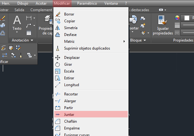 Unir o Juntar líneas en Autocad - Recursos Interior