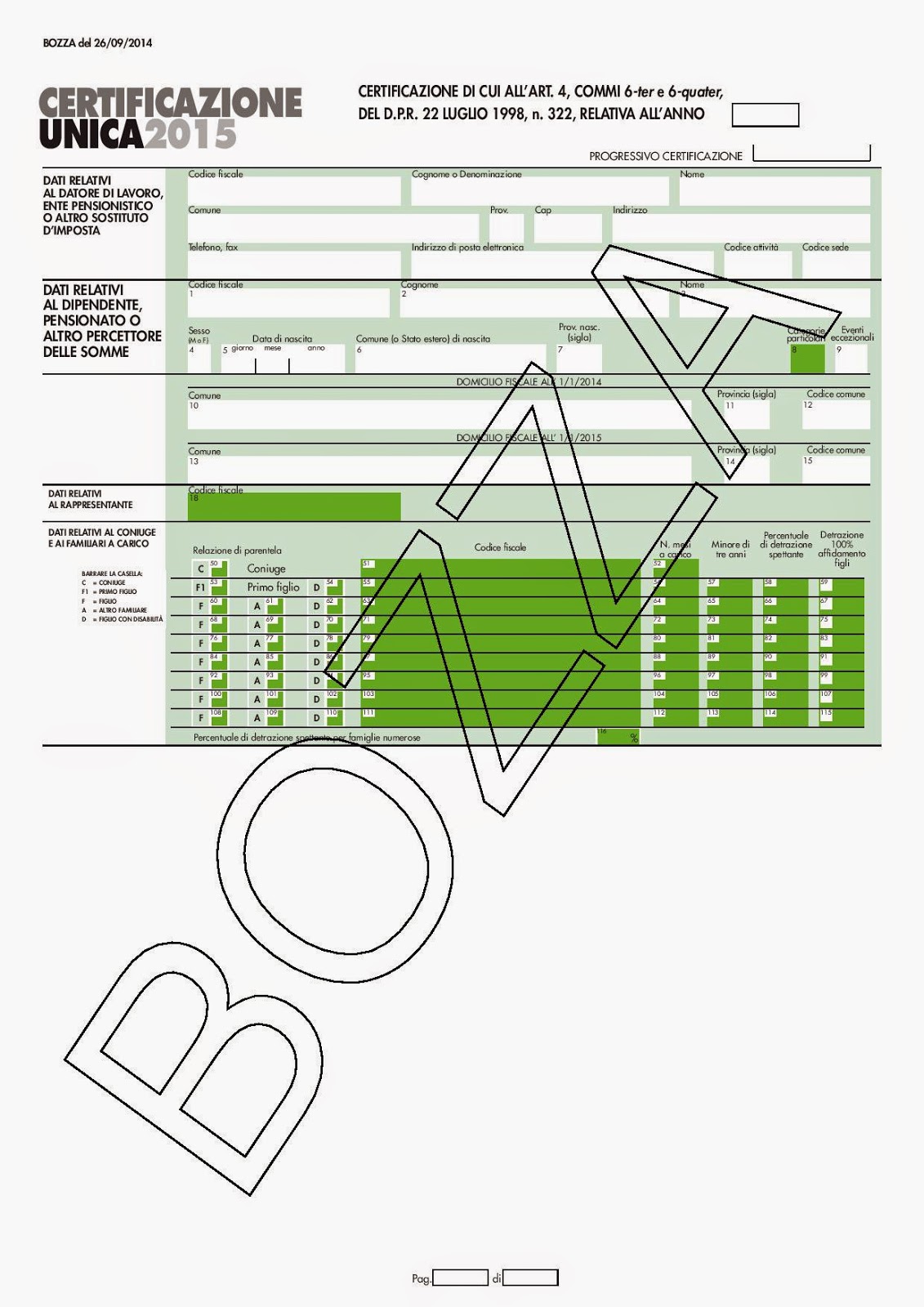 FIM CISL WHIRLPOOL MELANO - MARISCHIO: DAL 2015 IL MODELLO CUD VA IN ...