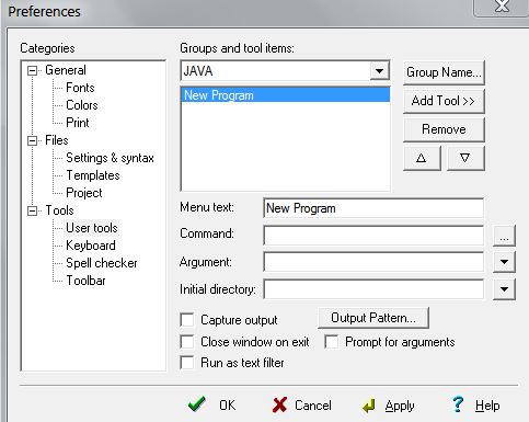 How To Install ?: How to configure Editplus to create, compile, run ...