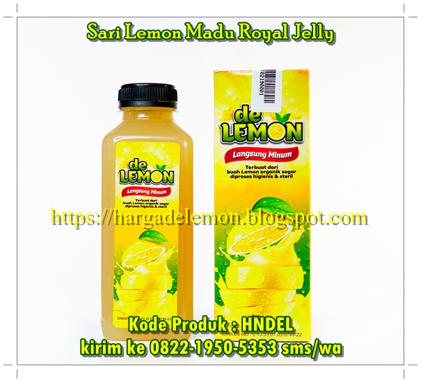 Harga De Lemon Minuman Kesehatan Sari Lemon Dan Madu Royal Jelly