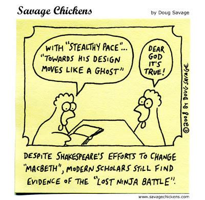 Davis Doodles: Macbeth Funnies