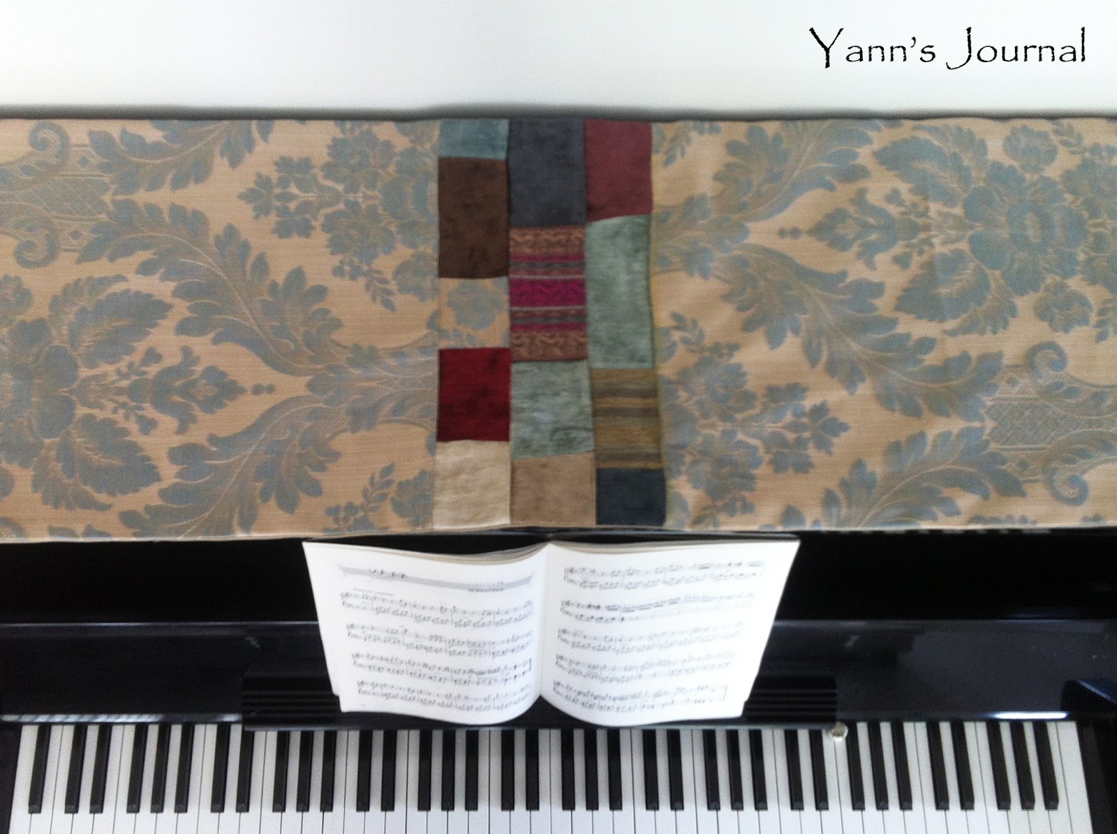 Yann's Journal: Ethnic Luxe Piano Runner