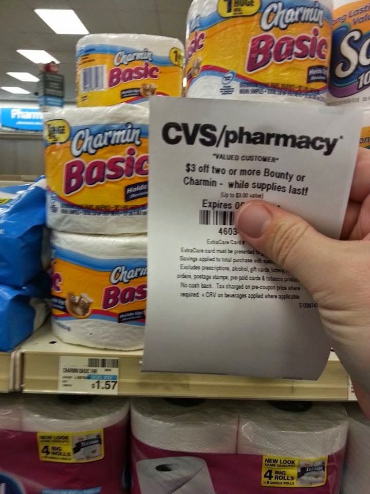 CVS Deals: Charmin Basic 7 Cents Per Roll