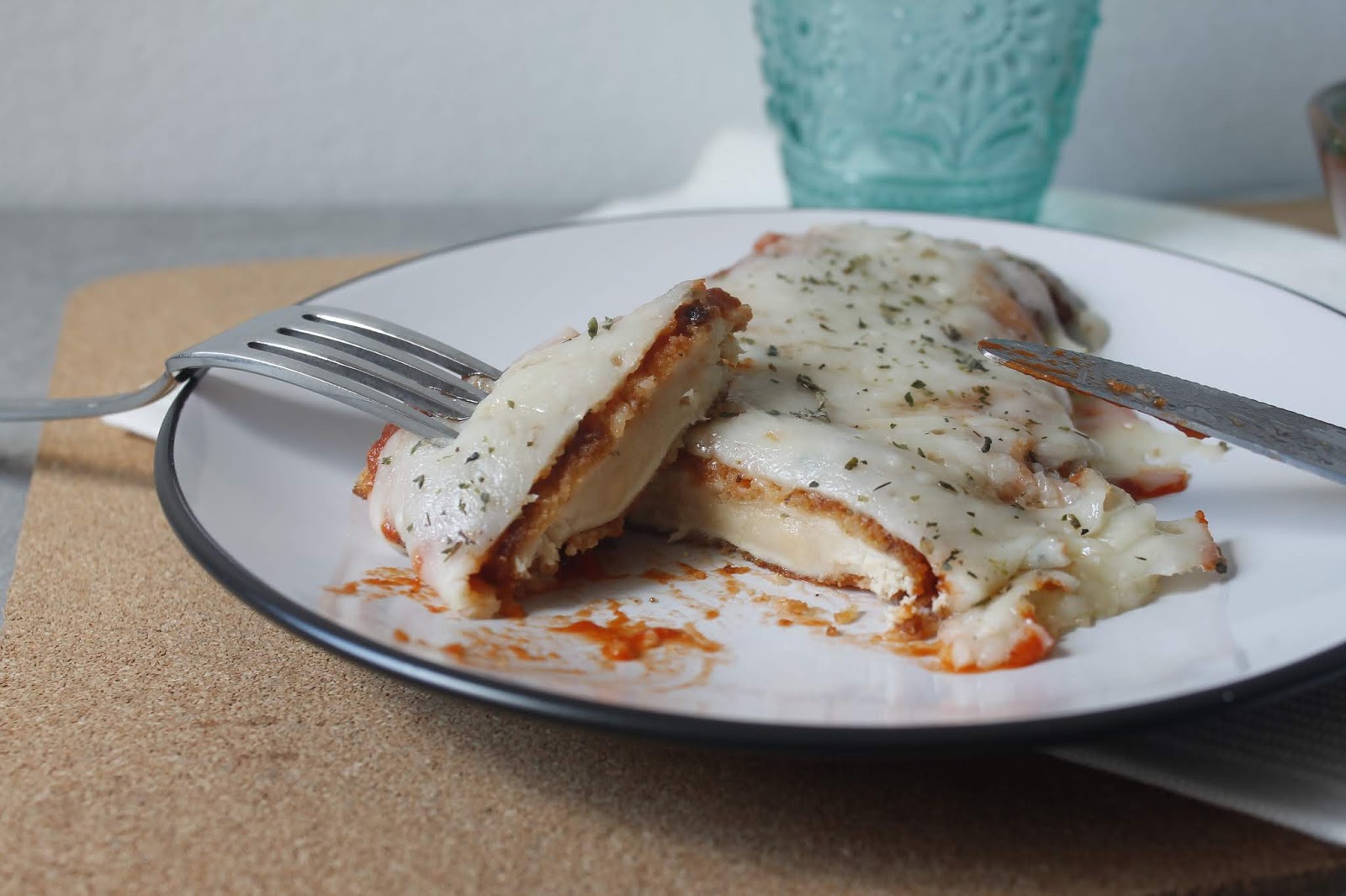 Pechuga de pollo a la parmesana ~ Con sabor a huerto