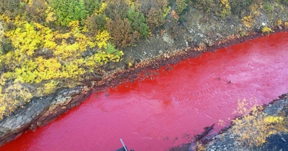 Kaulga's Travel Diary: River in Russia mysteriously turns blood red ...
