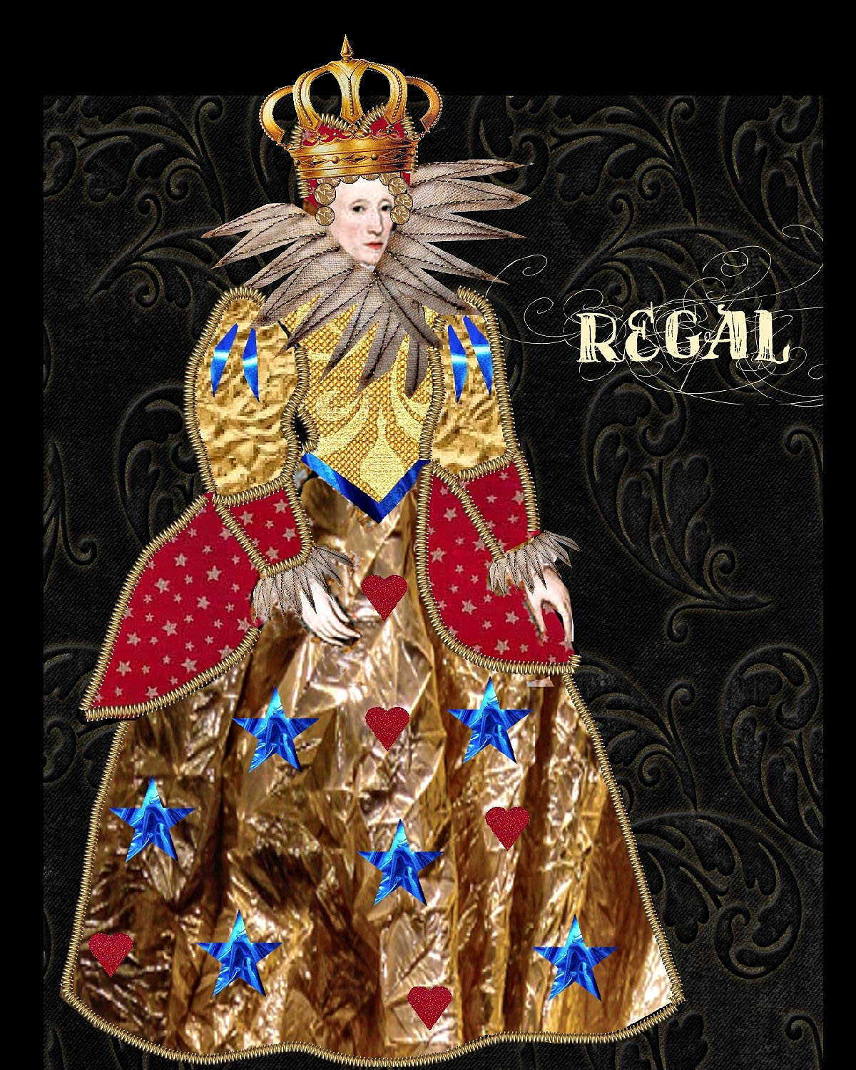 Ozstuff Online: The Three Muses Challenge - Regal/Royal