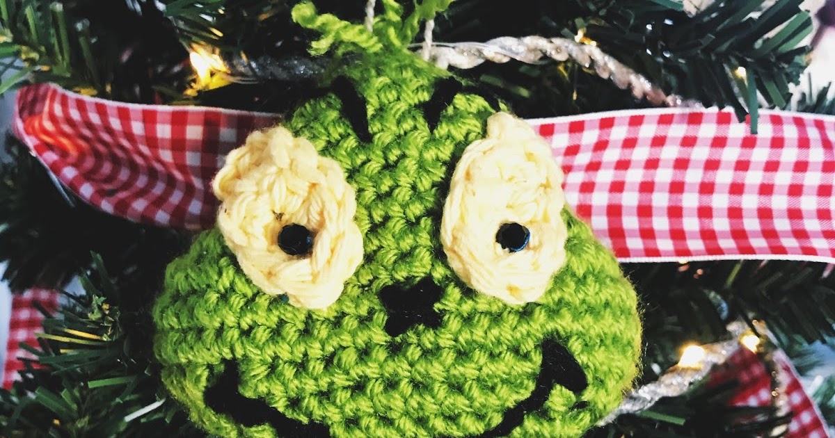 The Grinch Crochet Ornament