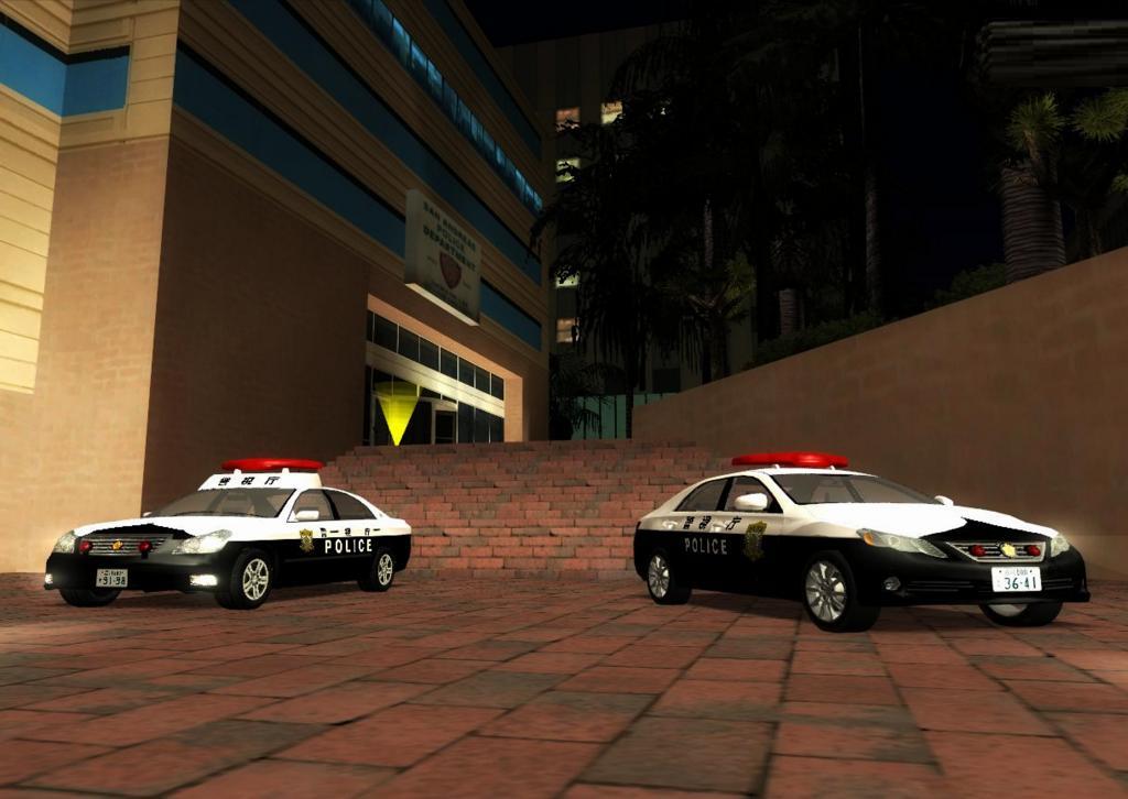 Judy`s San Andreas: Toyota Mark X Police Car [X130] (Release)
