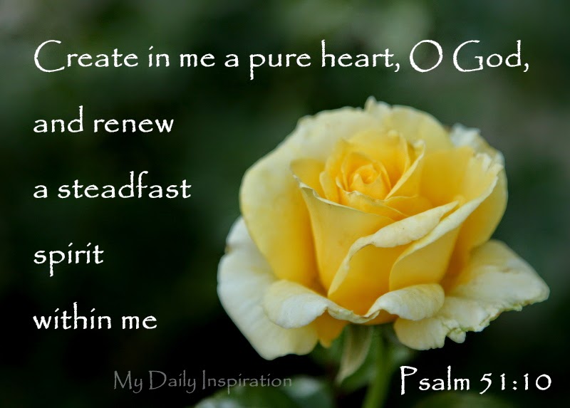 Create in me a pure heart