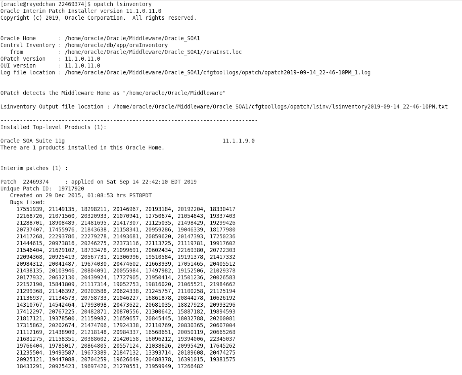 Oracle Stack Applying Soa Bundle Patch