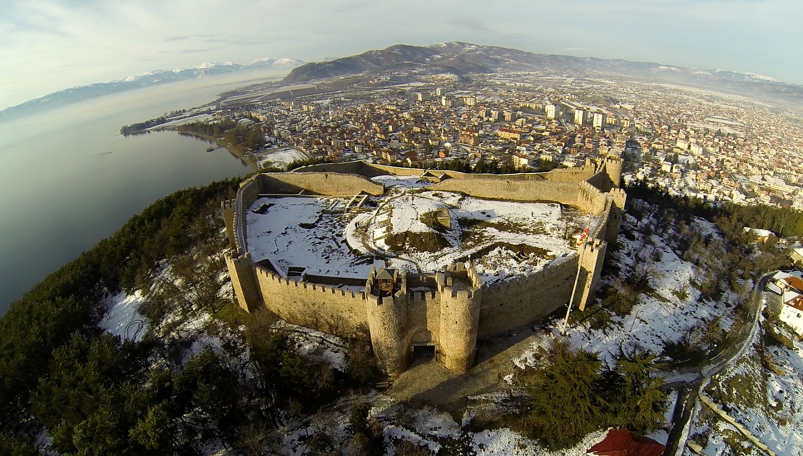 SAMOIL FORTRESS IN OHRID (SAMOILOVA TVRDINA) ~ Macedonian Cuisine