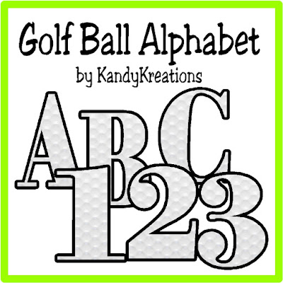 DIY Party Mom: Golf Ball Alphabet