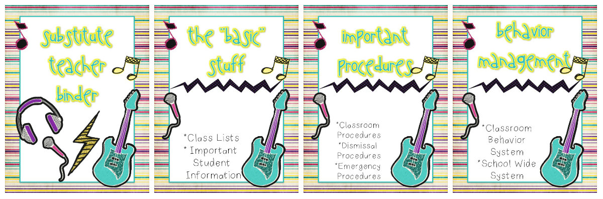 Getting Organized- Substitute Teachers | creating & teaching
