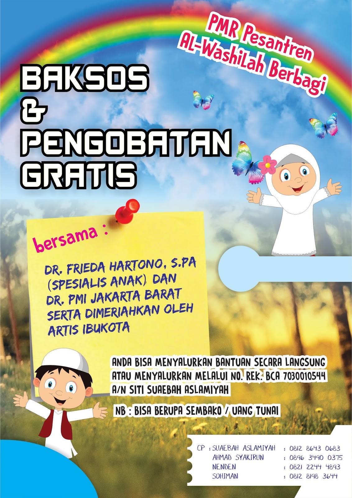 CONTOH PAMFLET & BANNER BAZZAR PMR AL-WASHILAH - Murs Creative DG