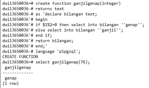 Fungsi Plsql Dan Trigger 0035