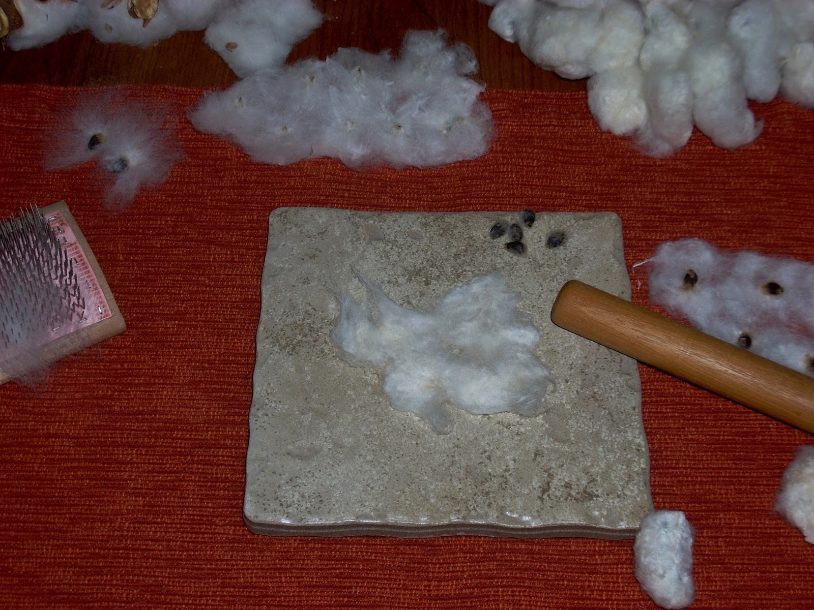 HeartSong Studio: Ginning Cotton by Hand