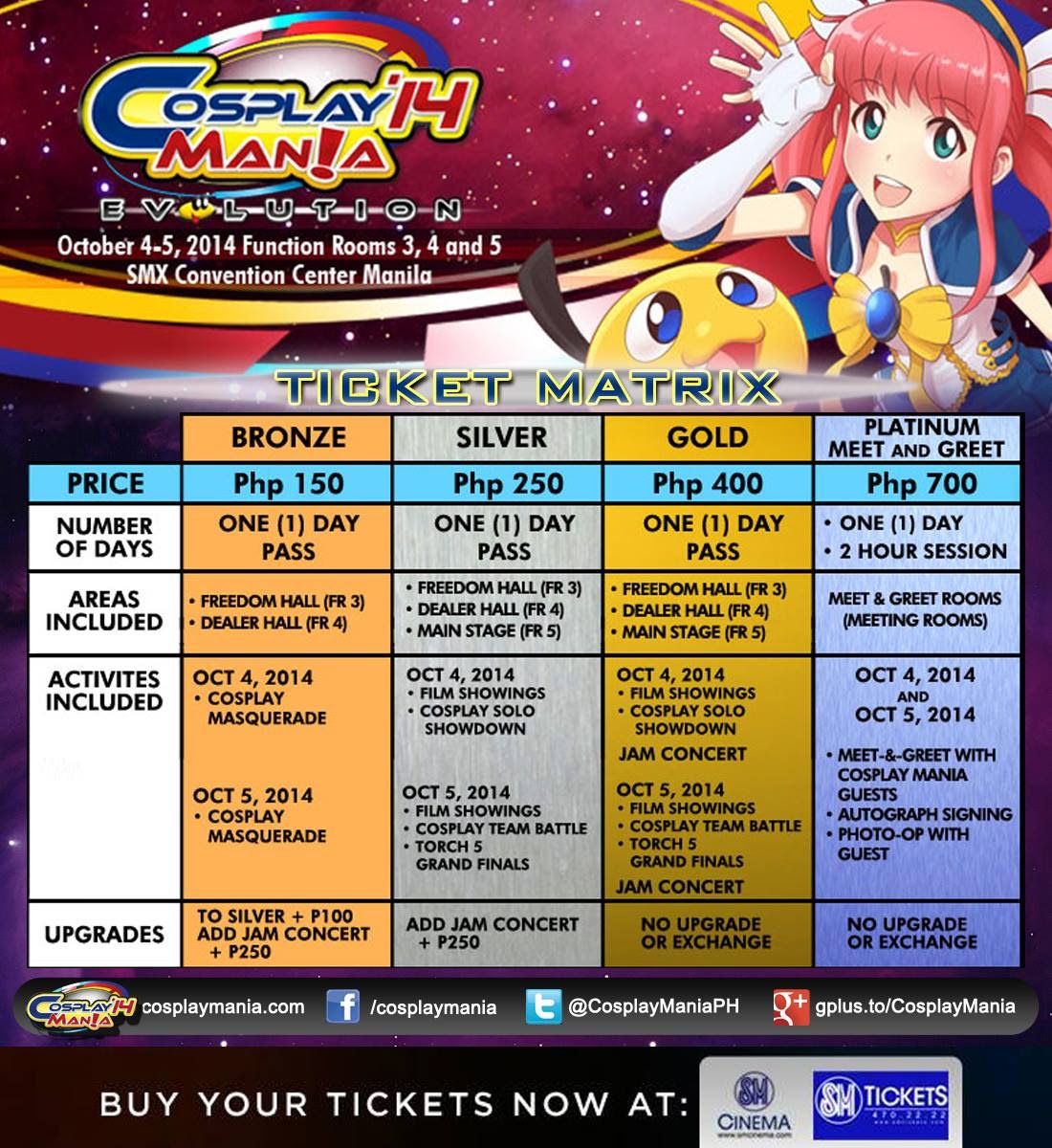 Cosplay Mania 2014 Evolution: Your Ultimate Event Guide - OtakuPlay PH ...