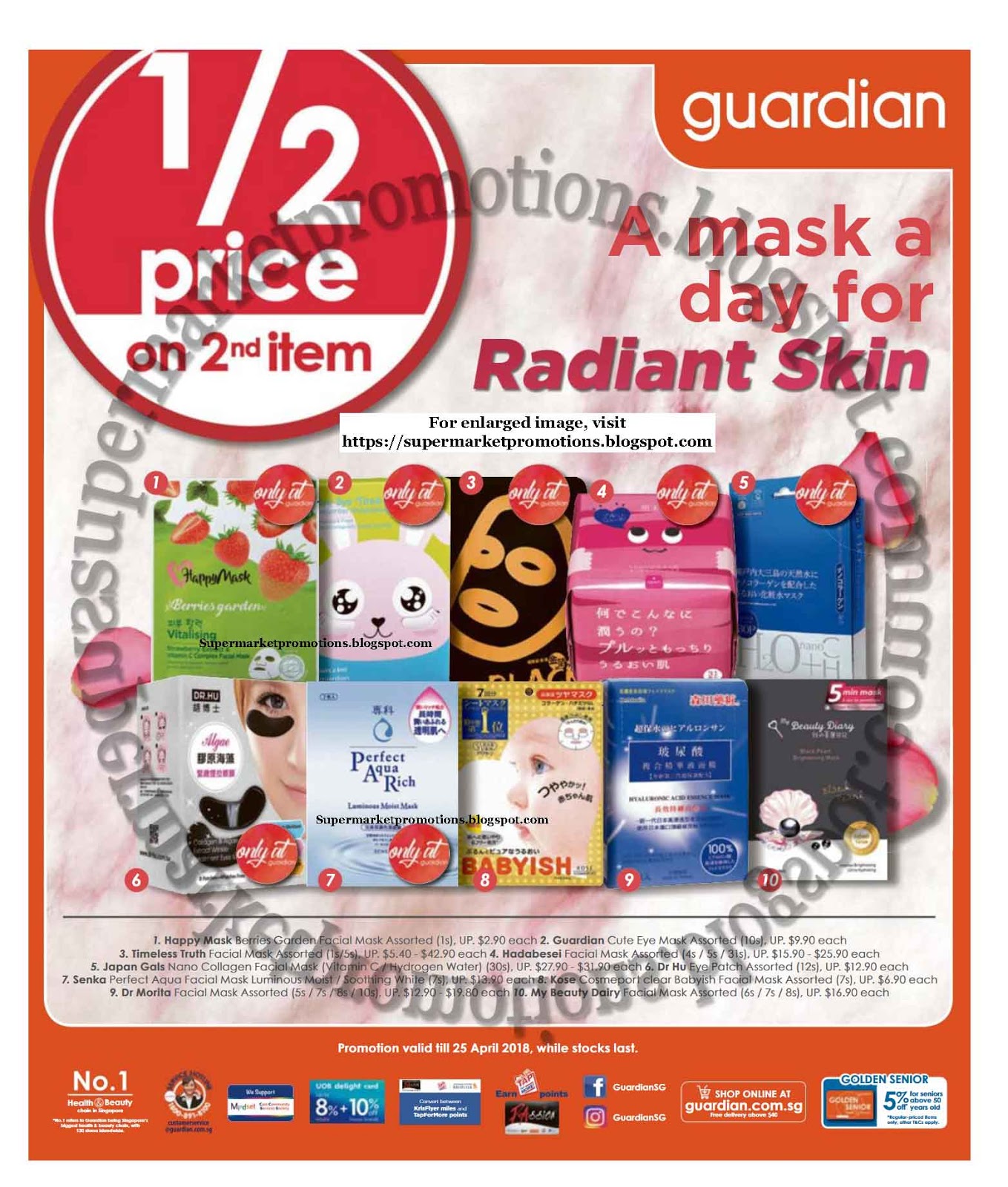 Guardian A Mask for Radiant Skin 19 - 25 April 2018 ~ Supermarket ...