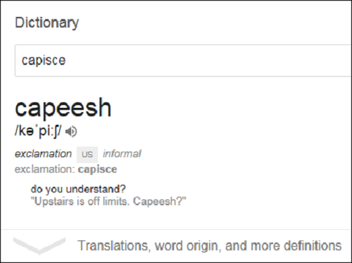 EXAMS AND ME : Capeesh