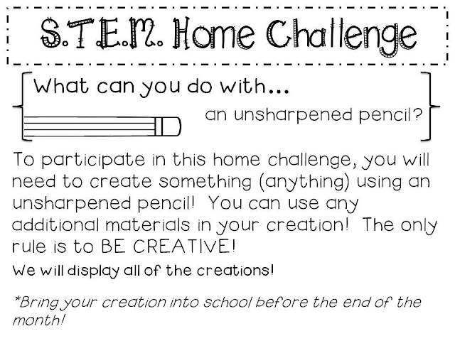 Growing a STEM Classroom: S.T.E.M. Home Challenges ~ A Great Way to ...