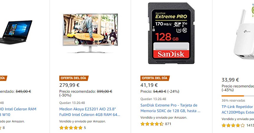 ¡Chollos 23/05 Amazon! 4 "Ofertas Destacadas", 3 "Ofertas del Día" y 3 ...