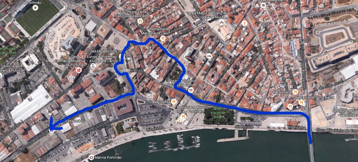 Hoje Imaginei...: Facilitar o acesso pela ponte velha à zona ribeirinha