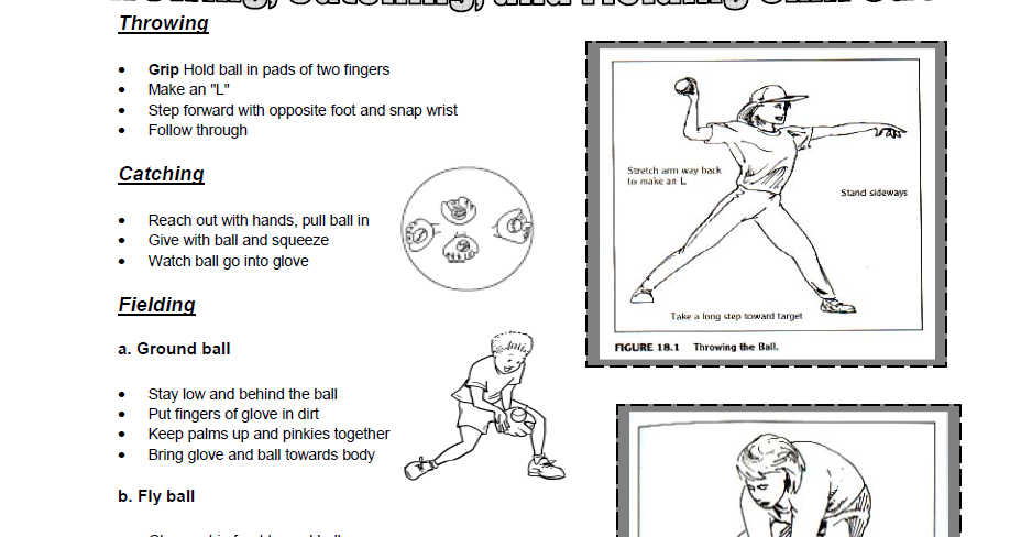 Mr. Suarez's Physical Education Blog: Softball / Baseball Throwing ...