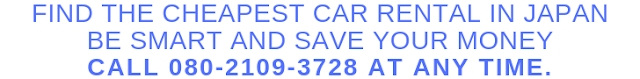 Rental Car Japan - Cheap Japanese car hire