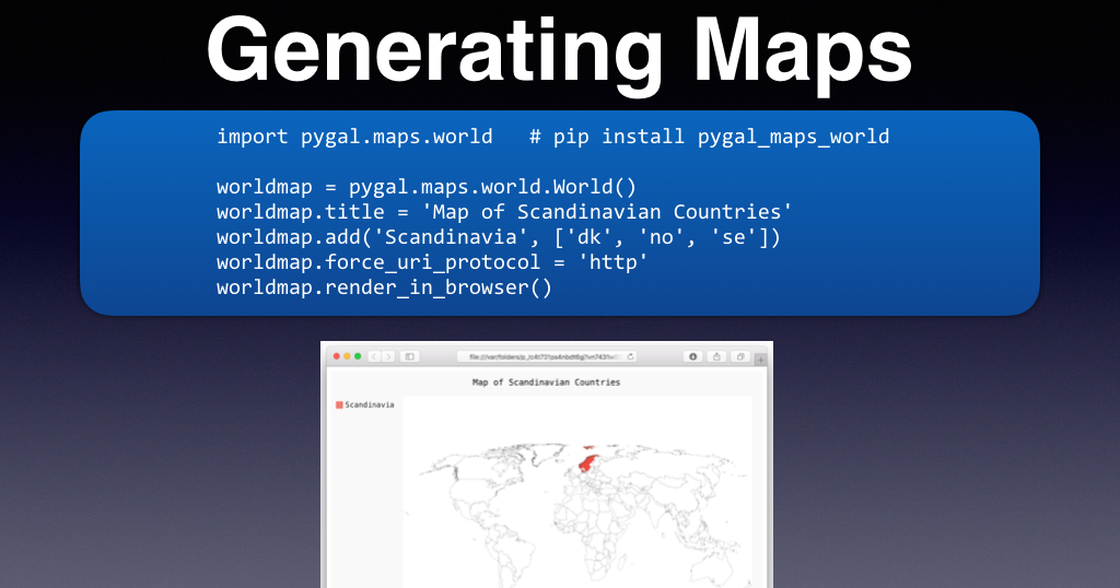 Learn2Develop.Net: Displaying Maps in Python Learn2Develop.Net: Displaying Maps in Python